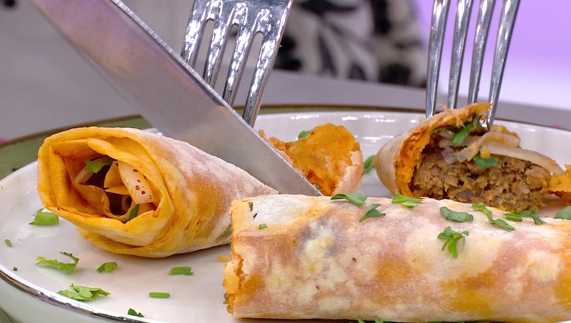 Mutfak Bahane Programı Soslu lavaş kebap nasıl yapılır? İzle