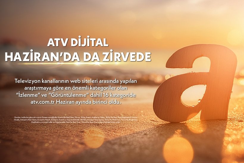 atv dijital Haziran ayında da zirvede - atv