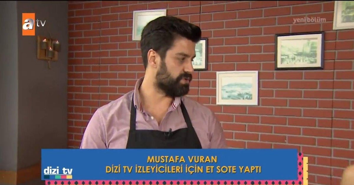 Dizi TV Programı Mustafa Vuran mutfağa girdi İzle