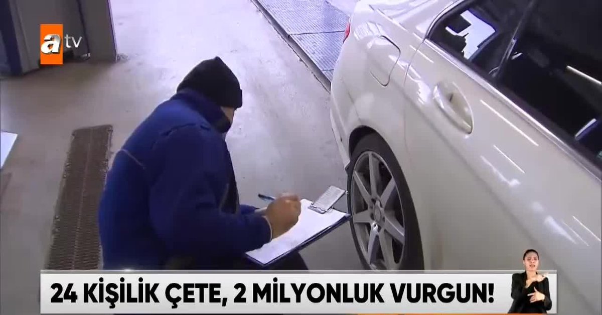 atv Ana Haber Programı Sahte araç muayenesi! İzle