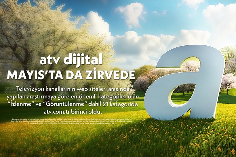 atv dijital Mayıs’ta da zirvede - atv